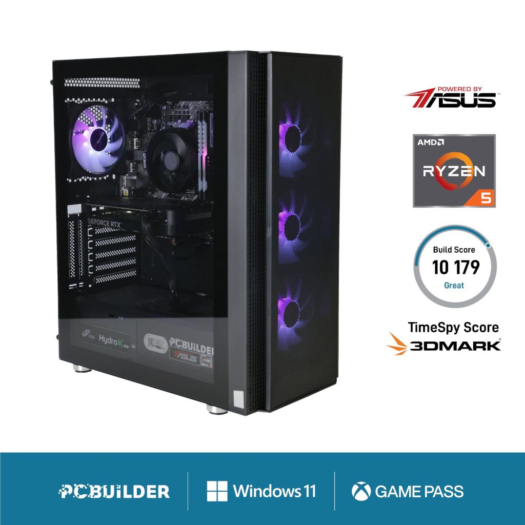 PCBuilder Ryzen 5 5600X TITAN Windows 11 Gaming PC – The PC Shop